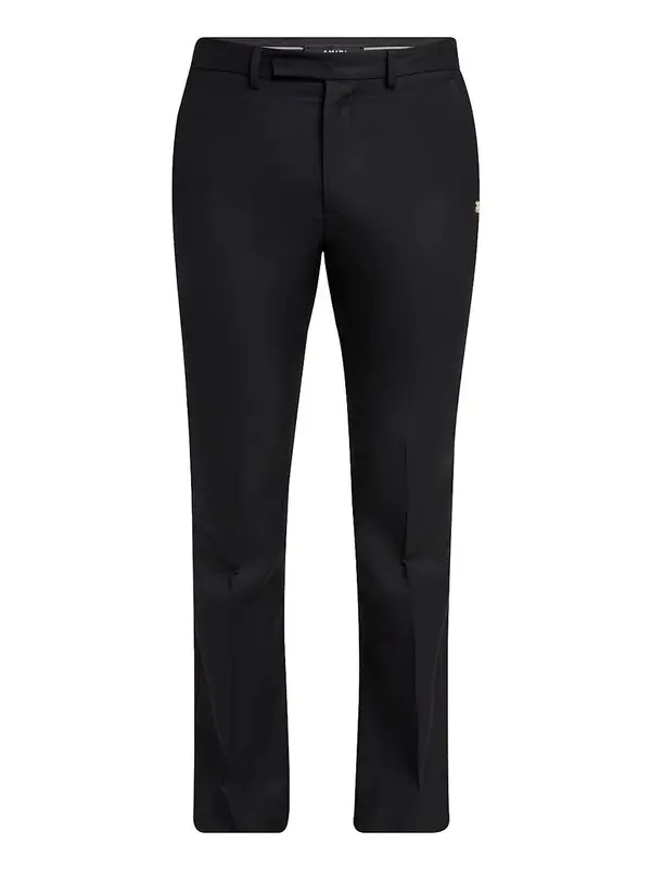 Amiri Wool Flare Trousers - Black