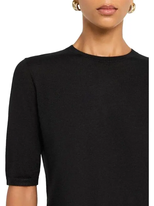 Gabriela Hearst Brunner Short-sleeve Cashmere-silk T-shirt - Black