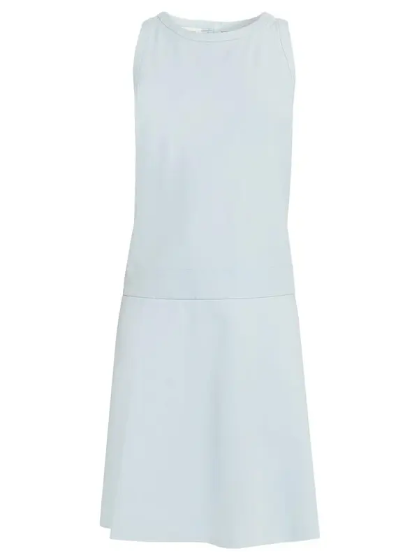 Lafayette 148 New York Sleeveless Drop-waist Dress - Blue Dust