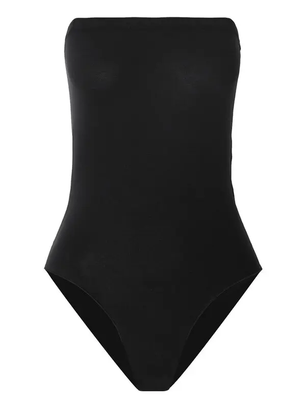 Alaïa Strapless Stretch-jersey Bodysuit - Black