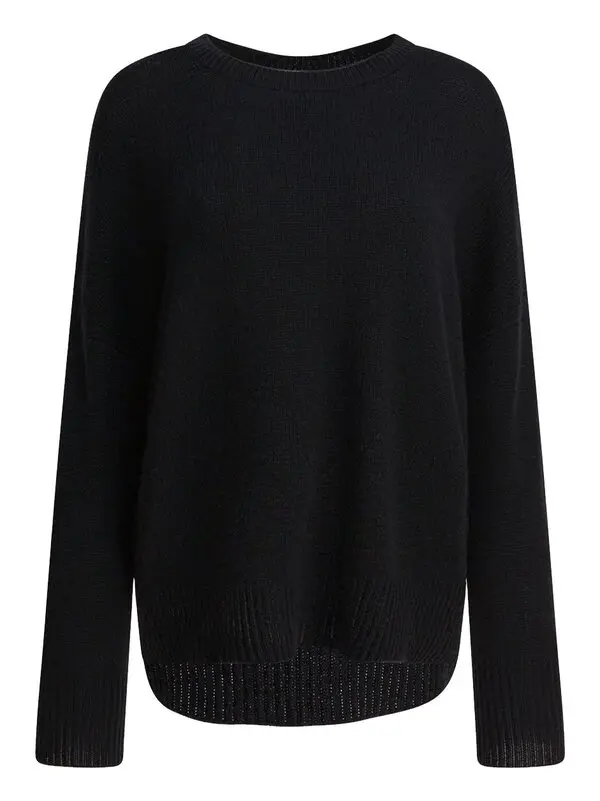 LISA YANG Karine Crewneck Sweater - Black