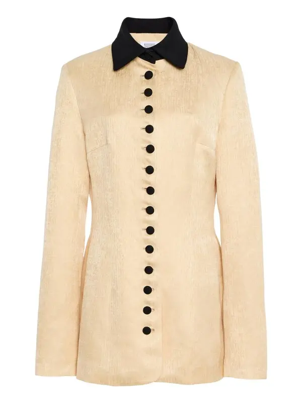 Rosie Assoulin Button Down Blazer - Ivory