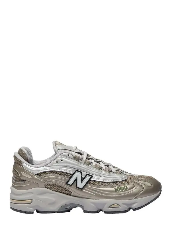 NEW BALANCE 1000 Sneakers - Arid Stone/light Silver Metallic/dark Alpine Green