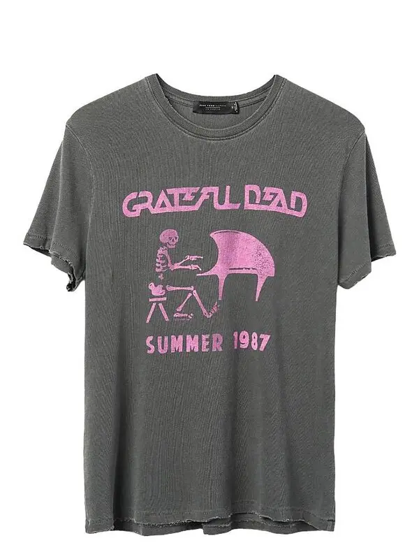 Junk Food Clothing Grateful Dead Summer Tour 1987 Vintage T-shirt - Vintage Black