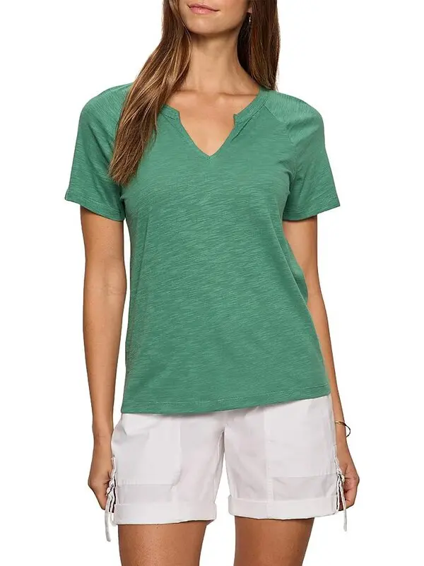 Sanctuary Notch Neck Tee - Green Juice