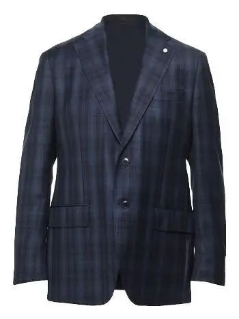 LUIGI BIANCHI MANTOVA Blazer Size Wool - Blue