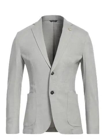 TOMBOLINI Running Blazer In Light Viscose Blend - Light Grey