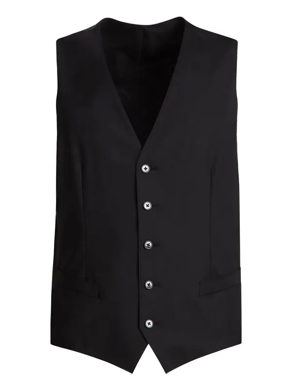 Dolce & Gabbana Wool Gilet - Black