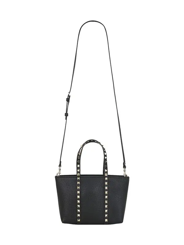 Valentino Garavani Rockstud Mini Tote Bag - Nero