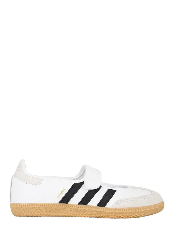 Adidas Originals By Alexander Wang Samba Jane Sneaker - Cloud White  Alumina  & Core Black