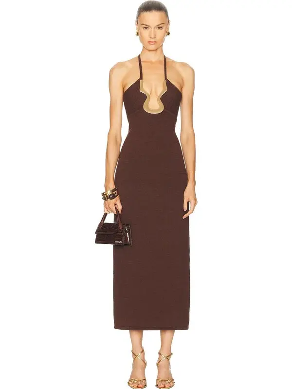 Cult Gaia Valma Knit Dress - Java