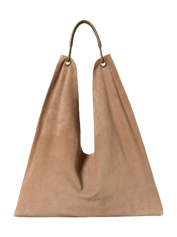 THE ROW Bindle Three Tote - Beige Melange Ans