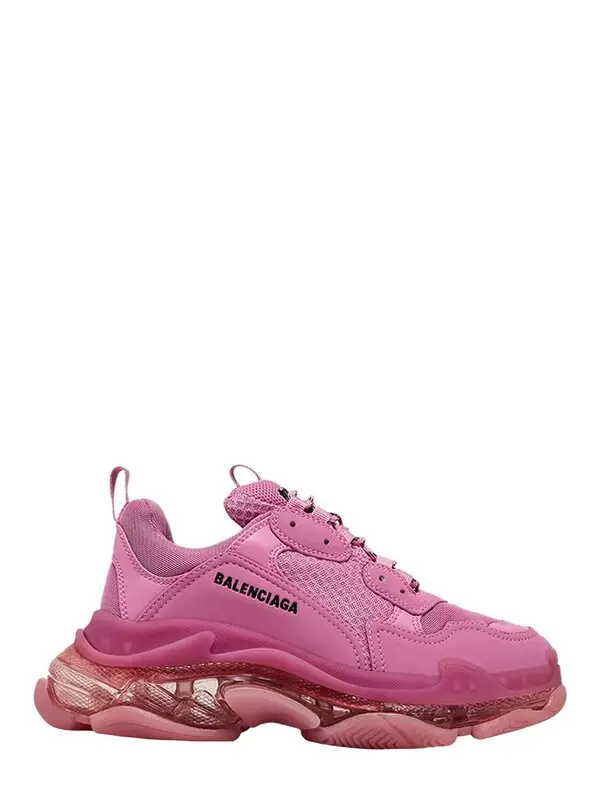 Balenciaga Triple S Clear Sole Sneakers - Pink
