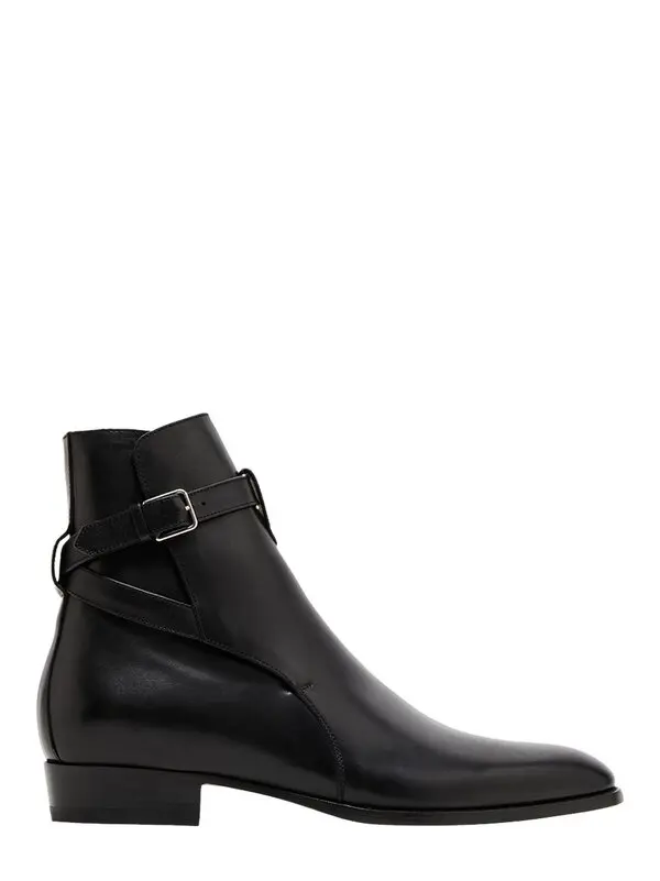 Saint Laurent Wyatt 30 Jodhpur Boot - Black