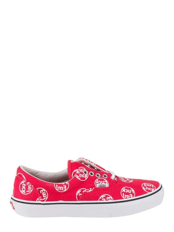 VANS Supreme X Era 'fuck Em' Sneakers - Red
