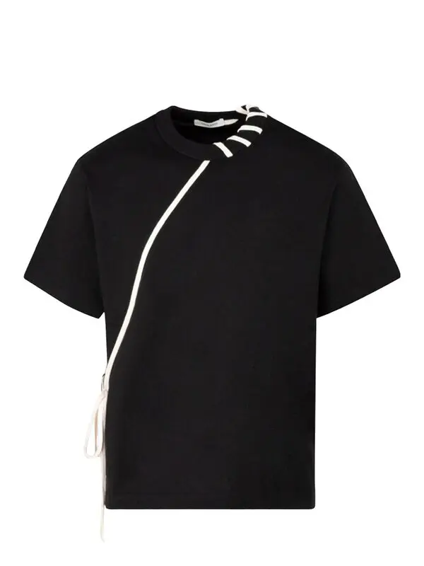 CRAIG GREEN Laced T-shirt - Black