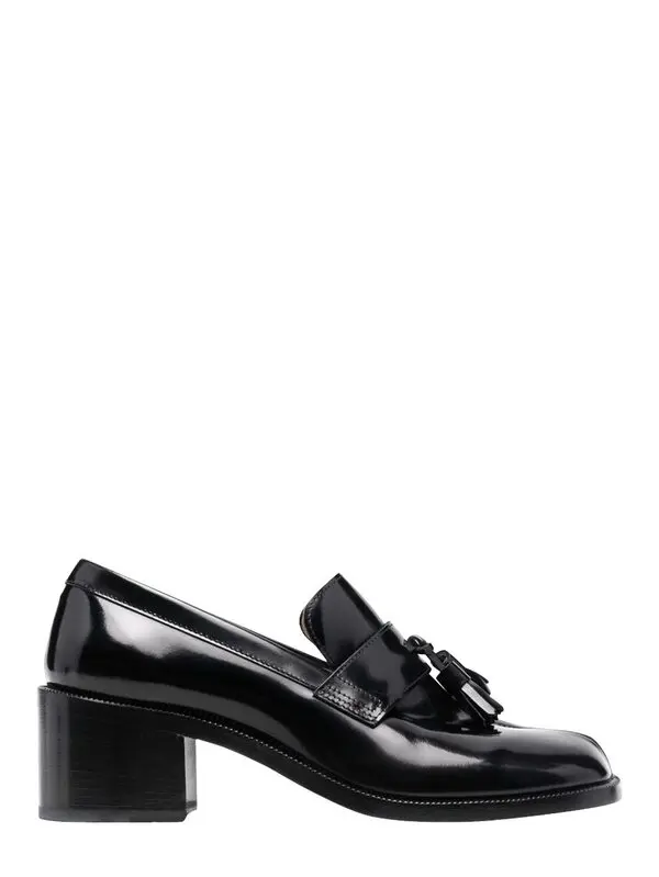 MAISON MARGIELA Tabi Heeled Loafer - Black