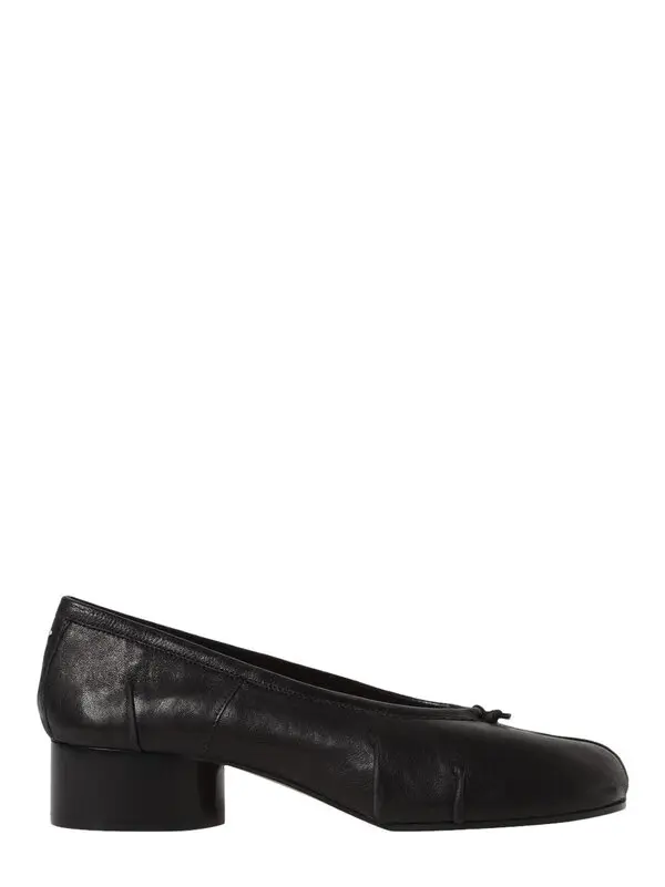 MAISON MARGIELA Tabi New Ballerina With Artisanal Vintage Effect - Black