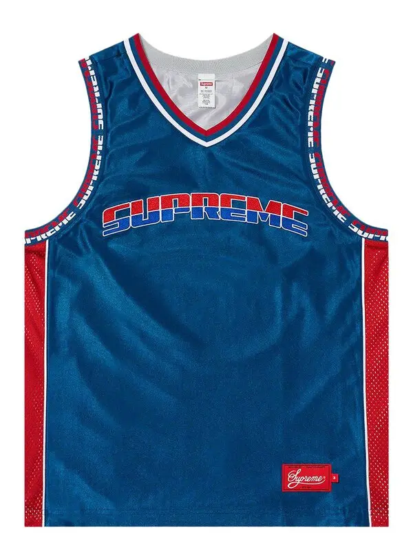 Supreme Reversible Basketball Jersey - Blue