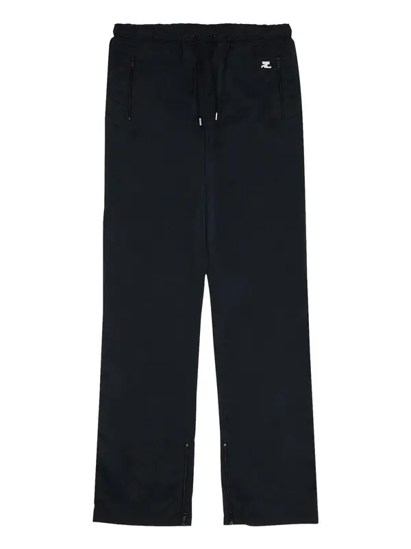 COURREGES Tappered Tracksuit Pants - Black
