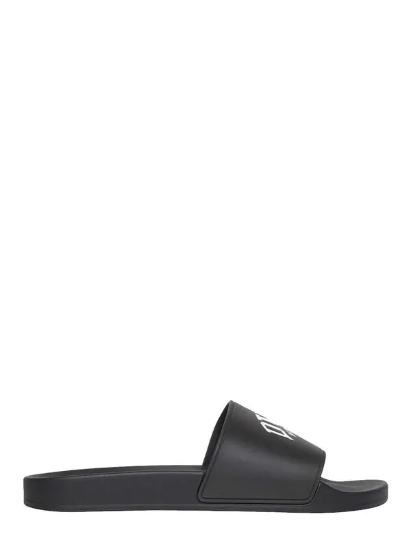 Balenciaga Pool Slides 'cities Dubai - Black