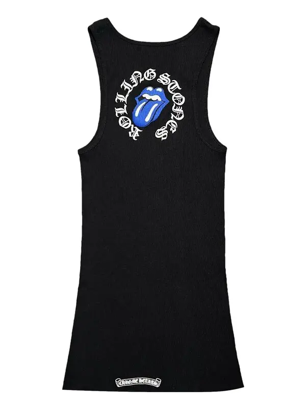 Chrome Hearts Rolling Stones Tank Top /blue - Black