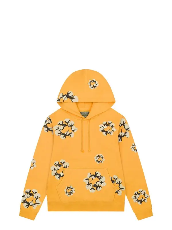 DENIM TEARS X Cactus Plant Flea Market Wreath Hoodie - Yellow