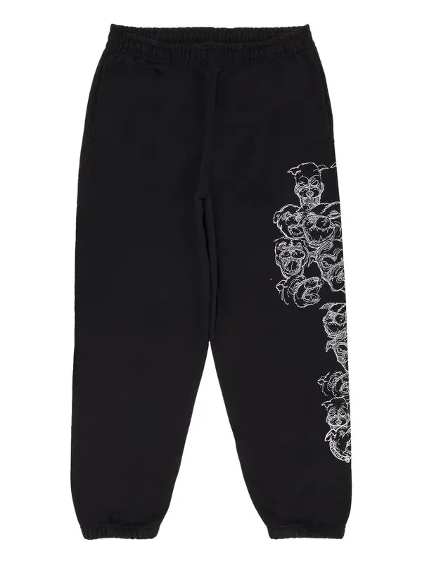 Supreme Pitbulls Embroidered Sweatpant - Black