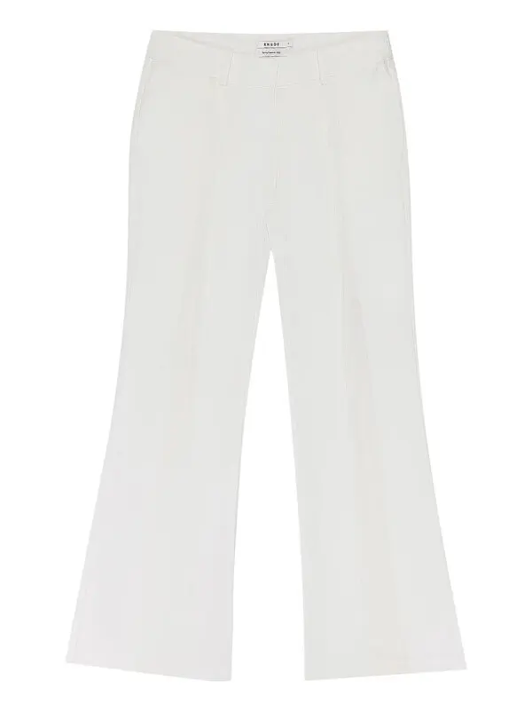 Rhude Low Waisted Trousers - White