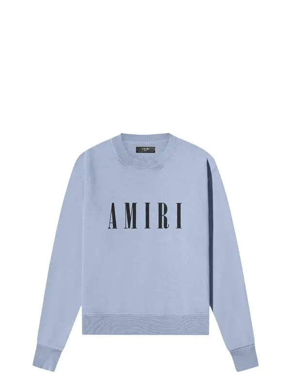 Amiri Core Logo Crewneck - Blue