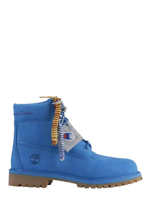 Timberland Champion X 6 Inch Premium Waterproof Boots Youth - Blue
