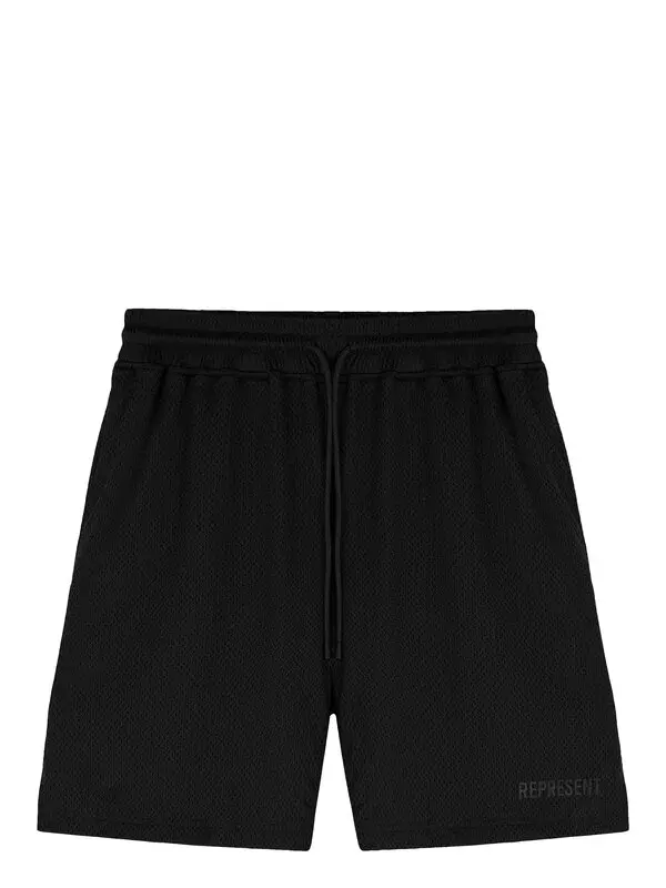 REPRESENT Mesh Short - Black