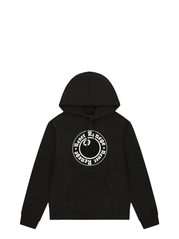 DENIM TEARS X Stussy Never Renege Hooded Sweatshirt - Black