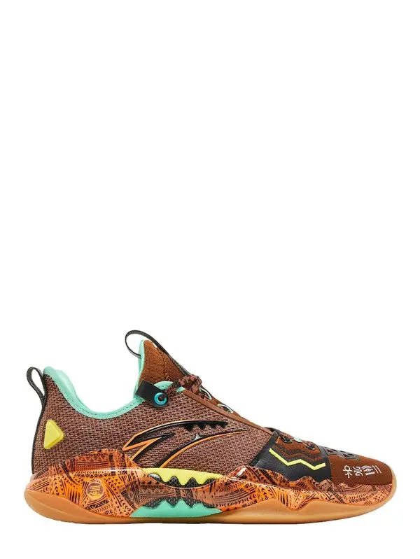 ANTA Shock Wave 5 Pro 'focus' Sneakers - Brown