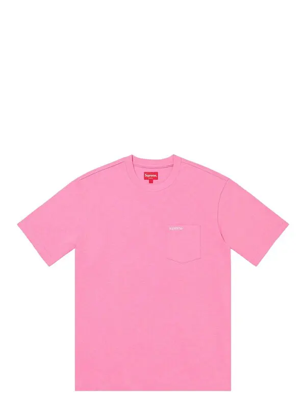 Supreme Short-sleeve Pocket Tee - Pink