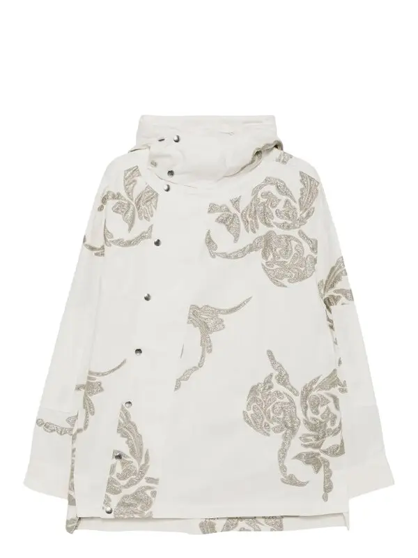 Dries Van Noten Embroidered Patches Jacket - Cream