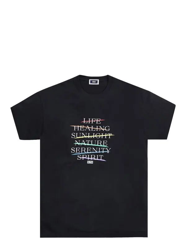 Kith Pride Meaning Tee - Black