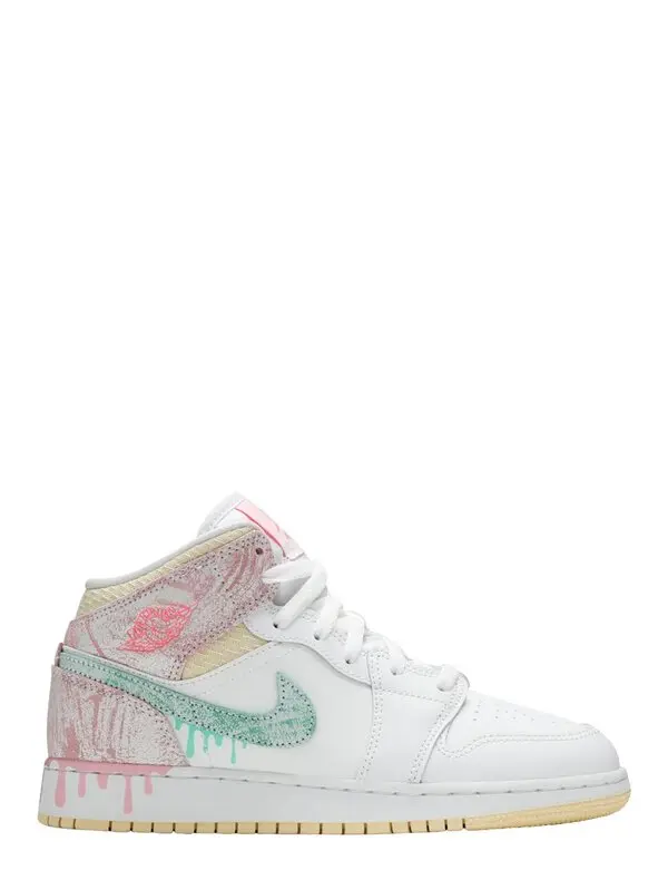 JORDAN 1 Mid Se Gs Sneakers - White