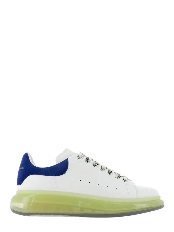 Alexander McQueen Oversized Sneaker With Clear Sole - White