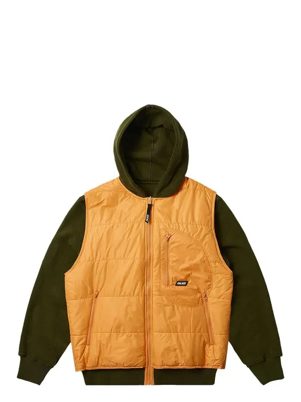 PALACE Reversible Vest Hood - Green