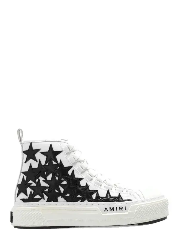 Amiri Stars Court High-top Sneaker - White