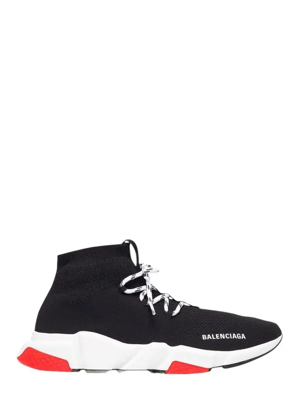 Balenciaga Speed Lace Up Trainer - Black