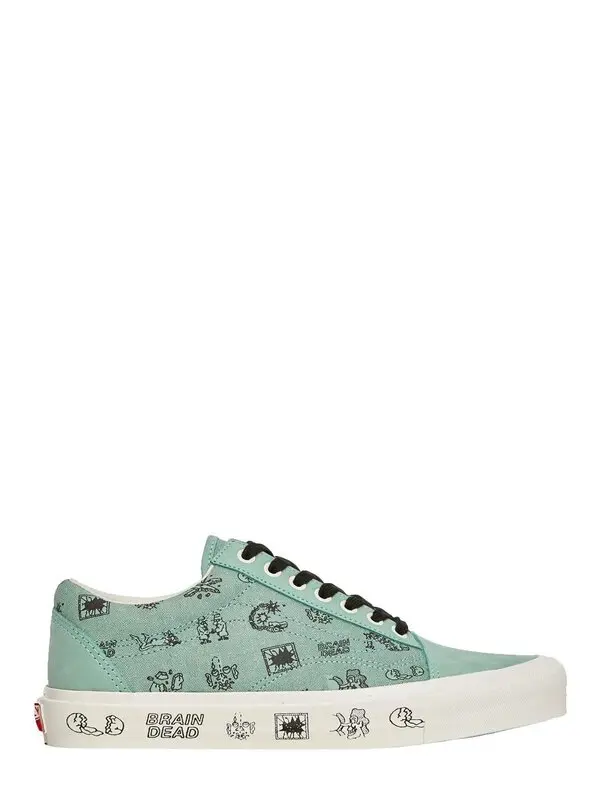 VANS Vault X Brain Dead Old Skool Lx Sneakers - Green