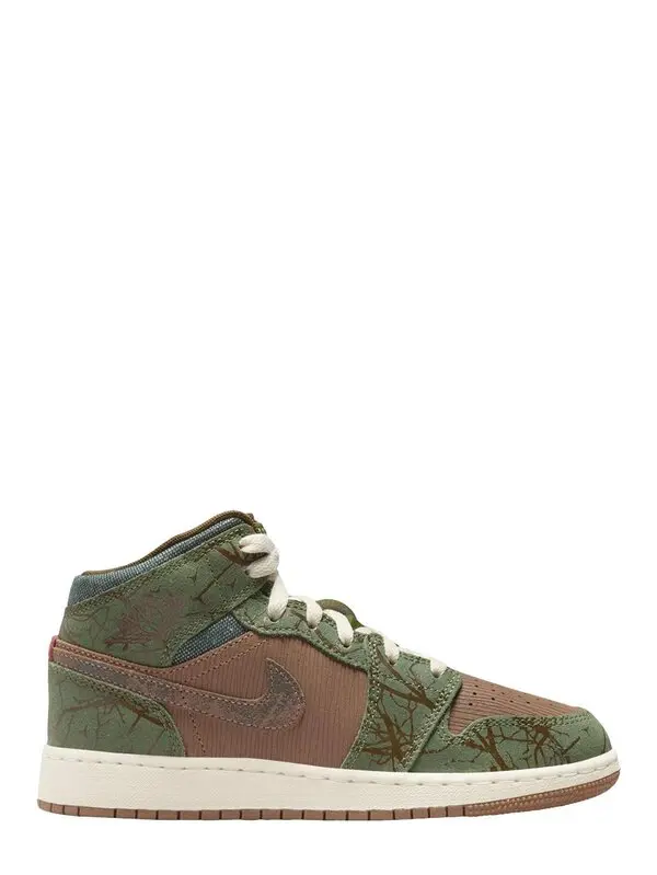 JORDAN 1 Mid Gs Sneakers - Brown
