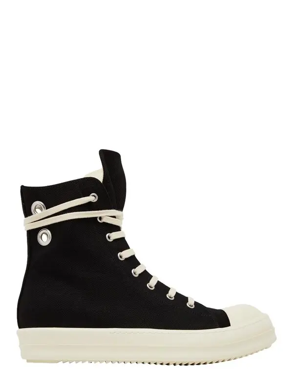 Rick Owens Luxor High Top Sneakers - Black