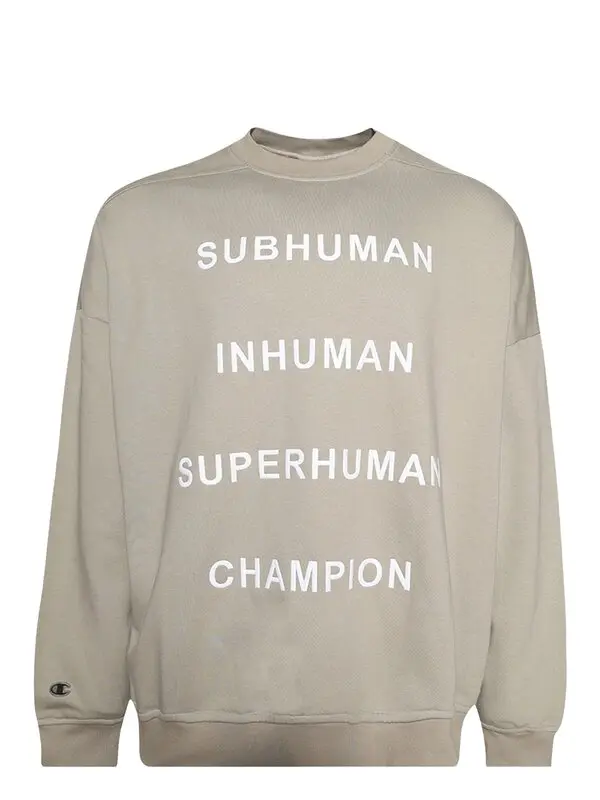 Rick Owens Jumbo Sweatshirt - White