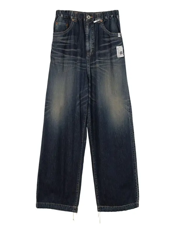 Mihara Yasuhiro Light Wide Leg Jeans - Blue