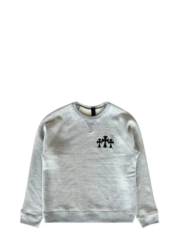 Chrome Hearts Triple Cross Crewneck - Grey