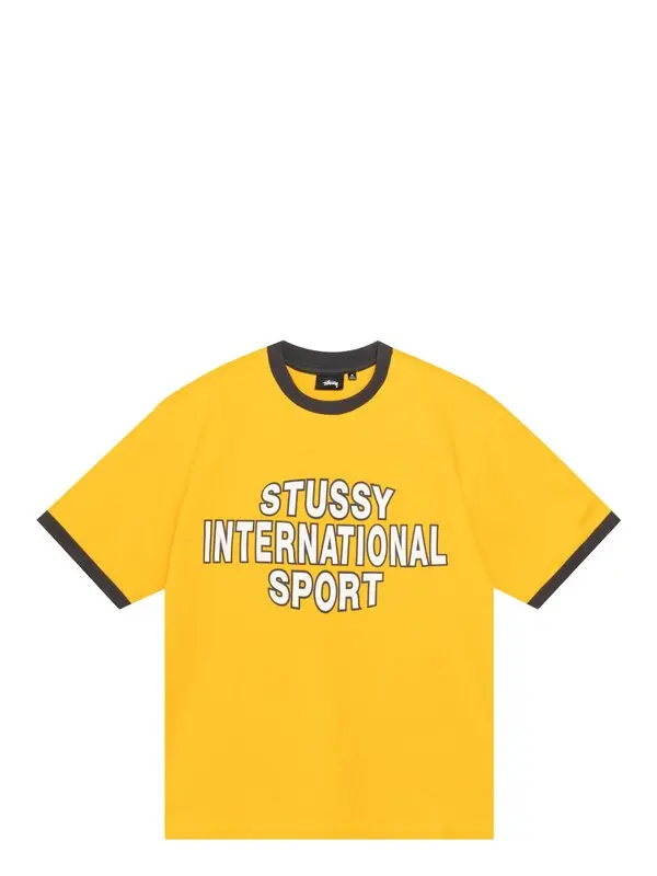 StÜssy Sport Ringer Tee - Gold