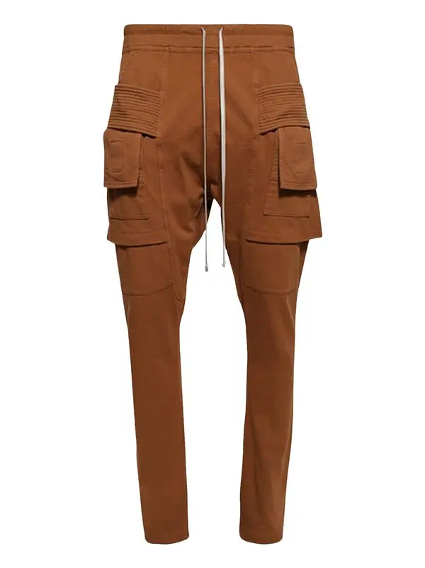 Rick Owens Creatch Cargo Drawstring Pants - Orange